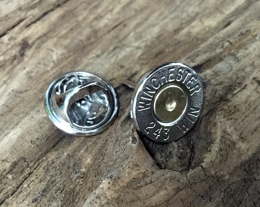 Bullet Tie Tack / Winchester 243 Nickel Bullet Tie Tac / Hat Pin WIN ...