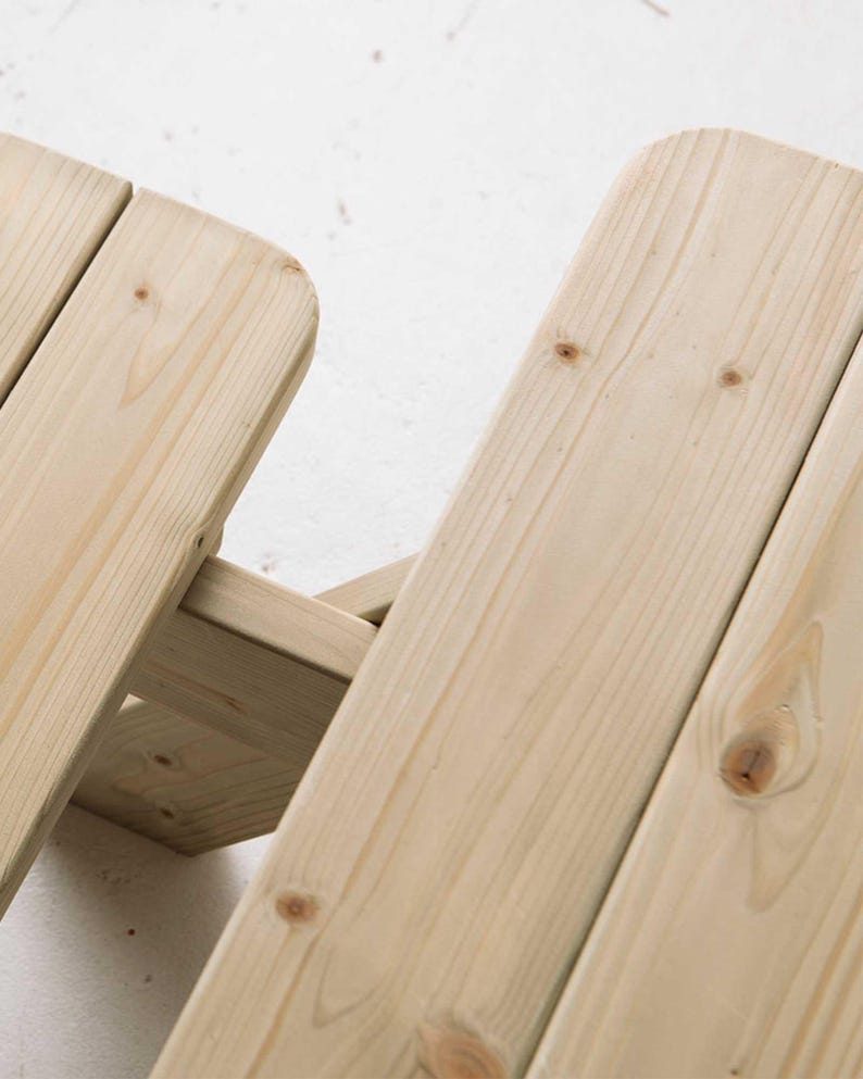 Mini A-frame Wooden Picnic Table Set for Children - Etsy