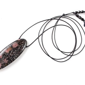 Ruby in Matrix Pendant, Layering Necklace, Ruby Necklace, Gemstone ...