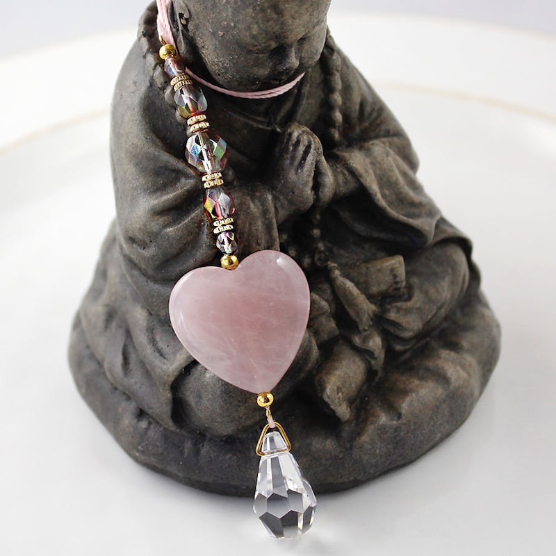 Pink Heart Hanging Car - Etsy