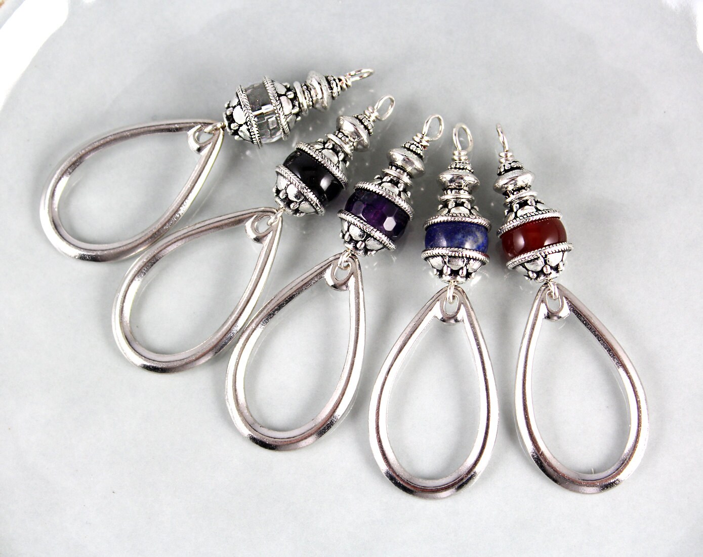 Gemstone Eyeglass Holder Eyeglass Necklace Eyeglass Loop | Etsy