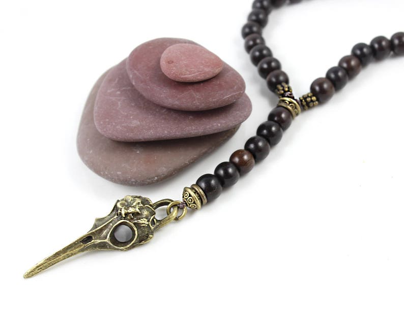 Skull Mala Skull Necklace Kali Mala Beads Skull Prayer - Etsy Canada