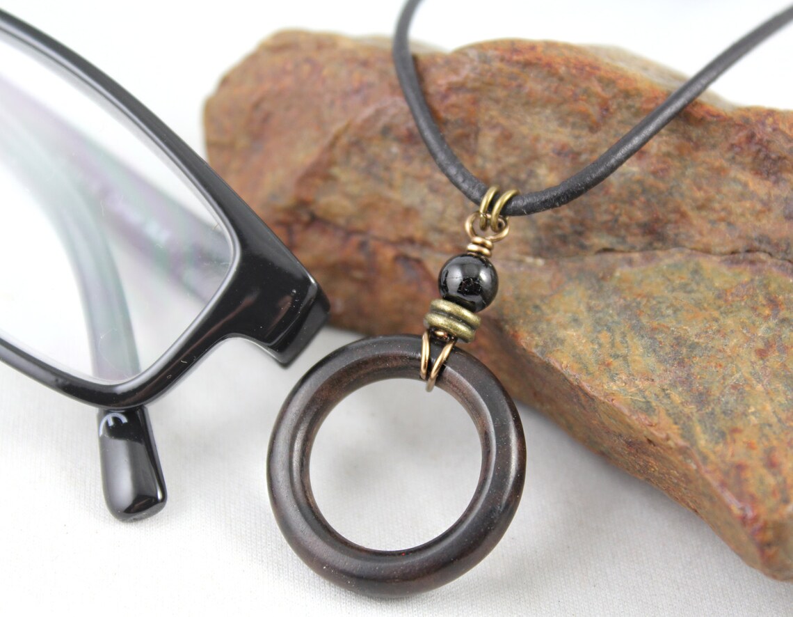 Gemstone Eyeglass Holder Eyeglass Necklace Eyeglass Loop - Etsy