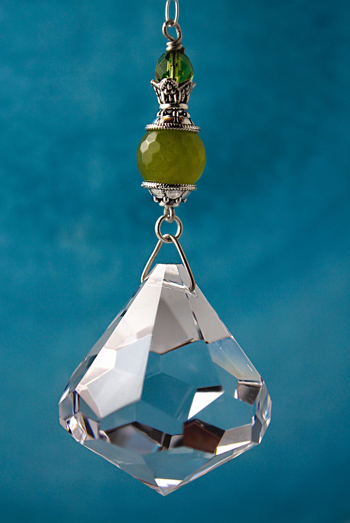 Large Window Crystal Choice of Gemstone Suncatcher Feng | Etsy