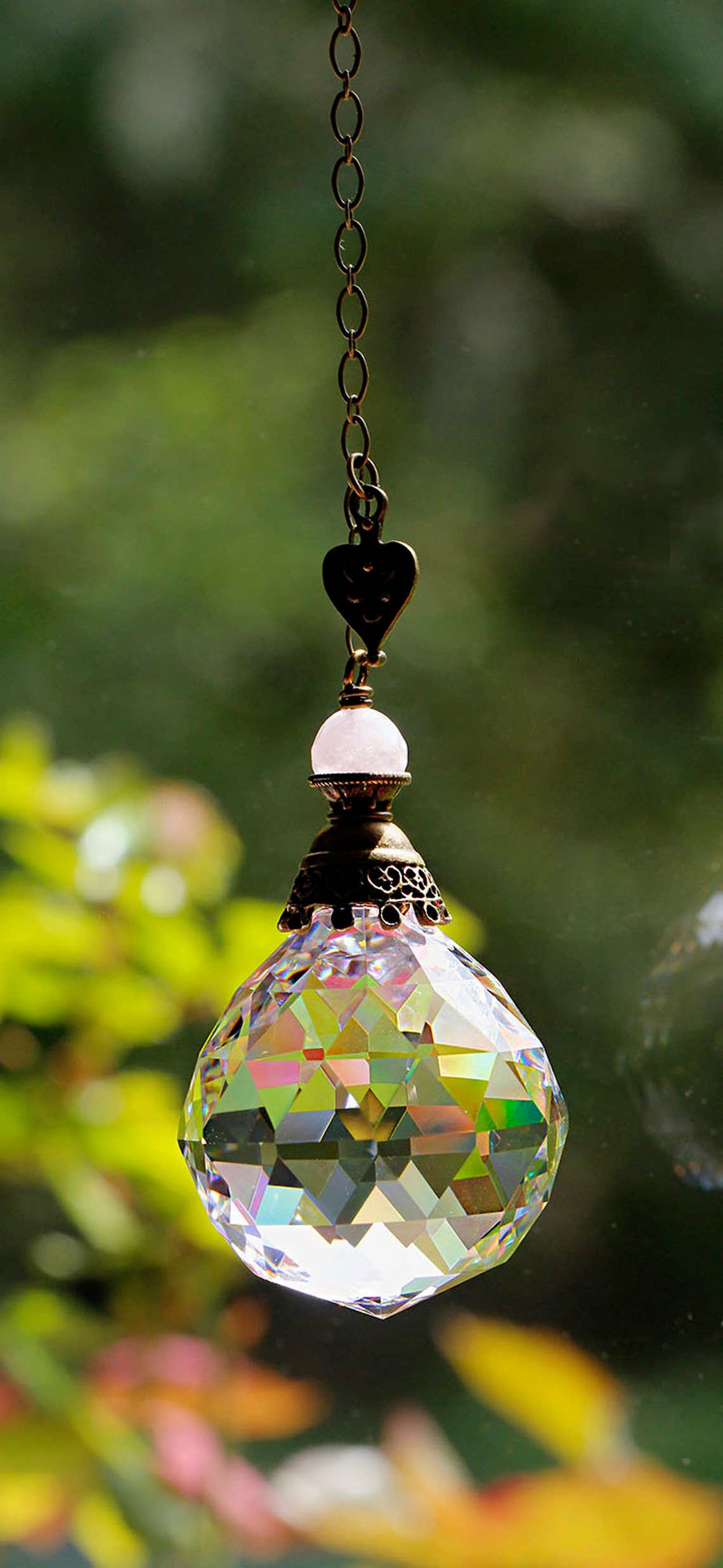 Sparkling Window Crystal Suncatcher Prism Feng Shui Crystal | Etsy