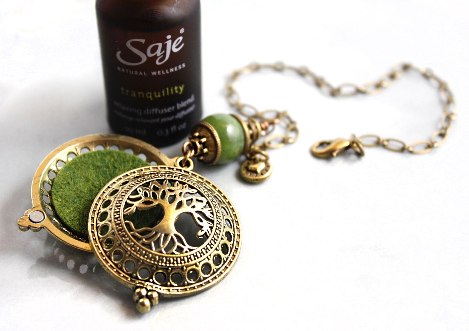 Jade Fragrance Diffuser Car Mirror Charm. Aromatherapy Oil - Etsy