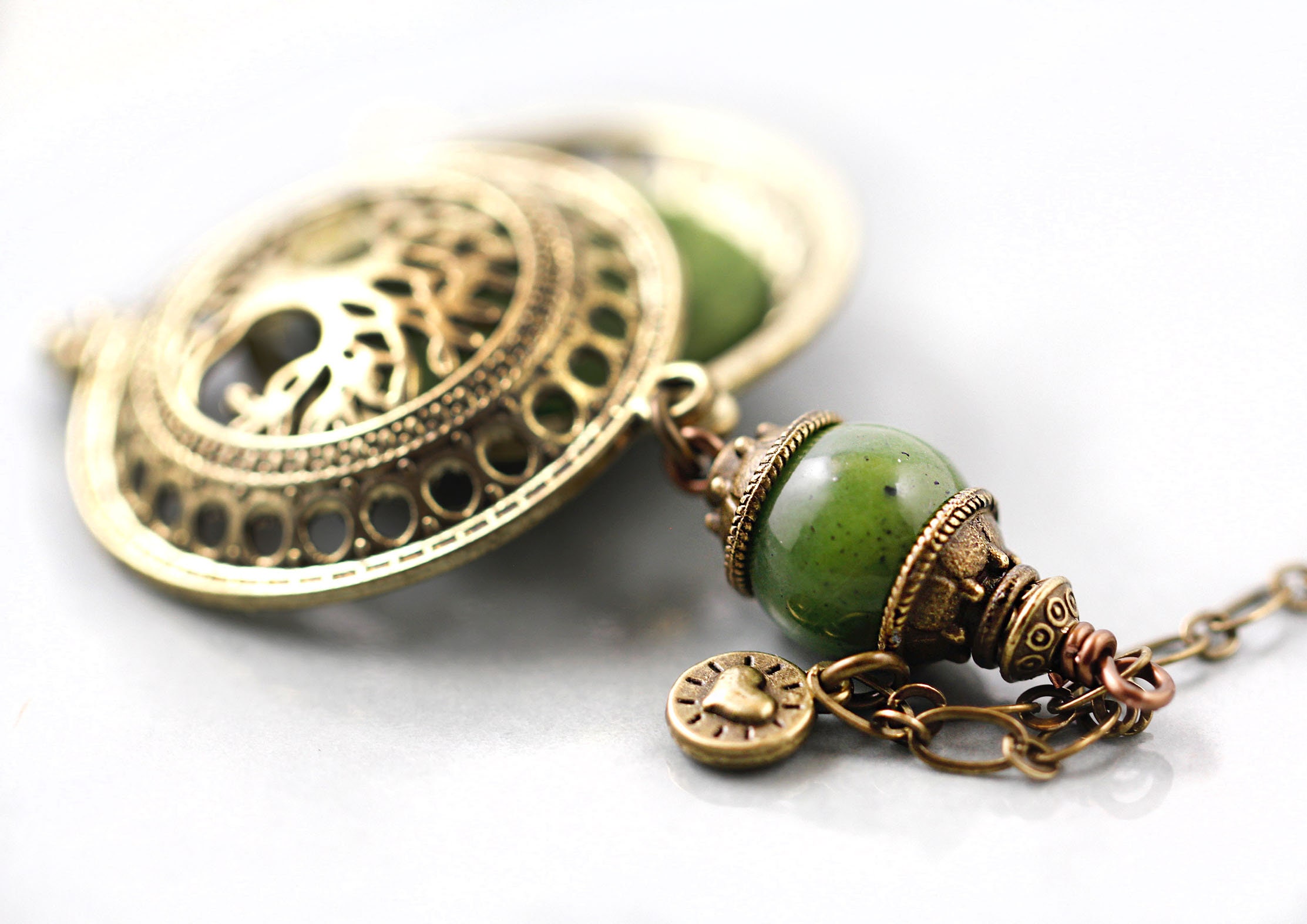 Jade Fragrance Diffuser Car Mirror Charm. Aromatherapy Oil | Etsy