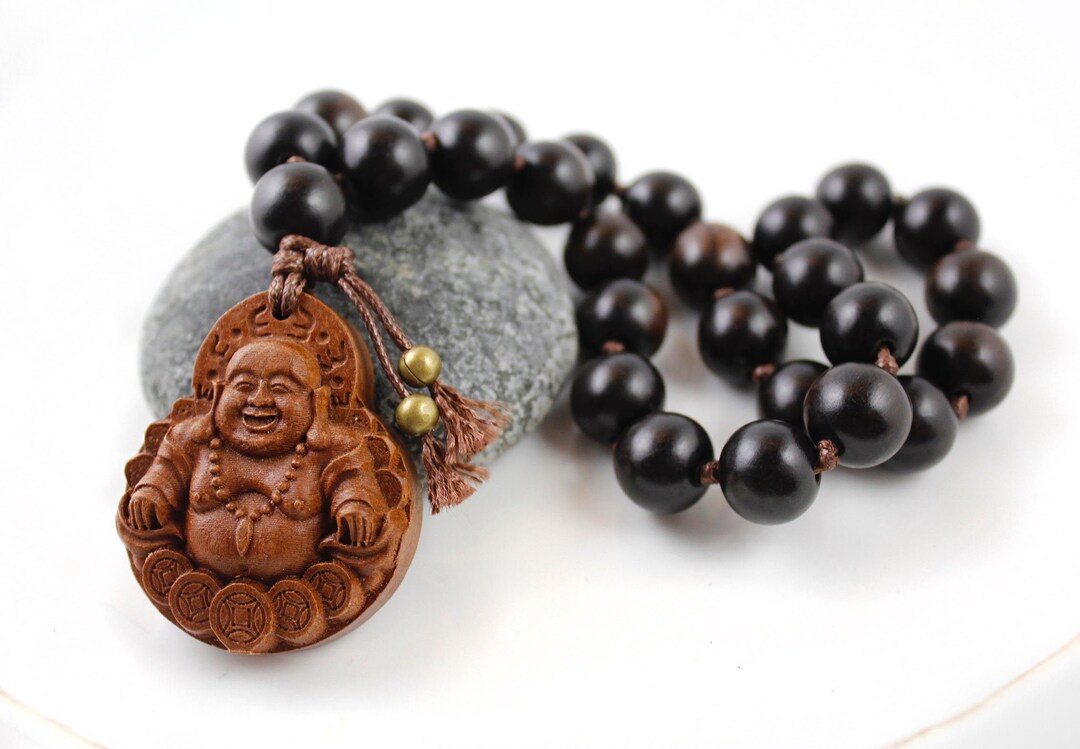 Buddha Pocket Mala 27 Beads Wood Prayer Beads Mini Mala - Etsy