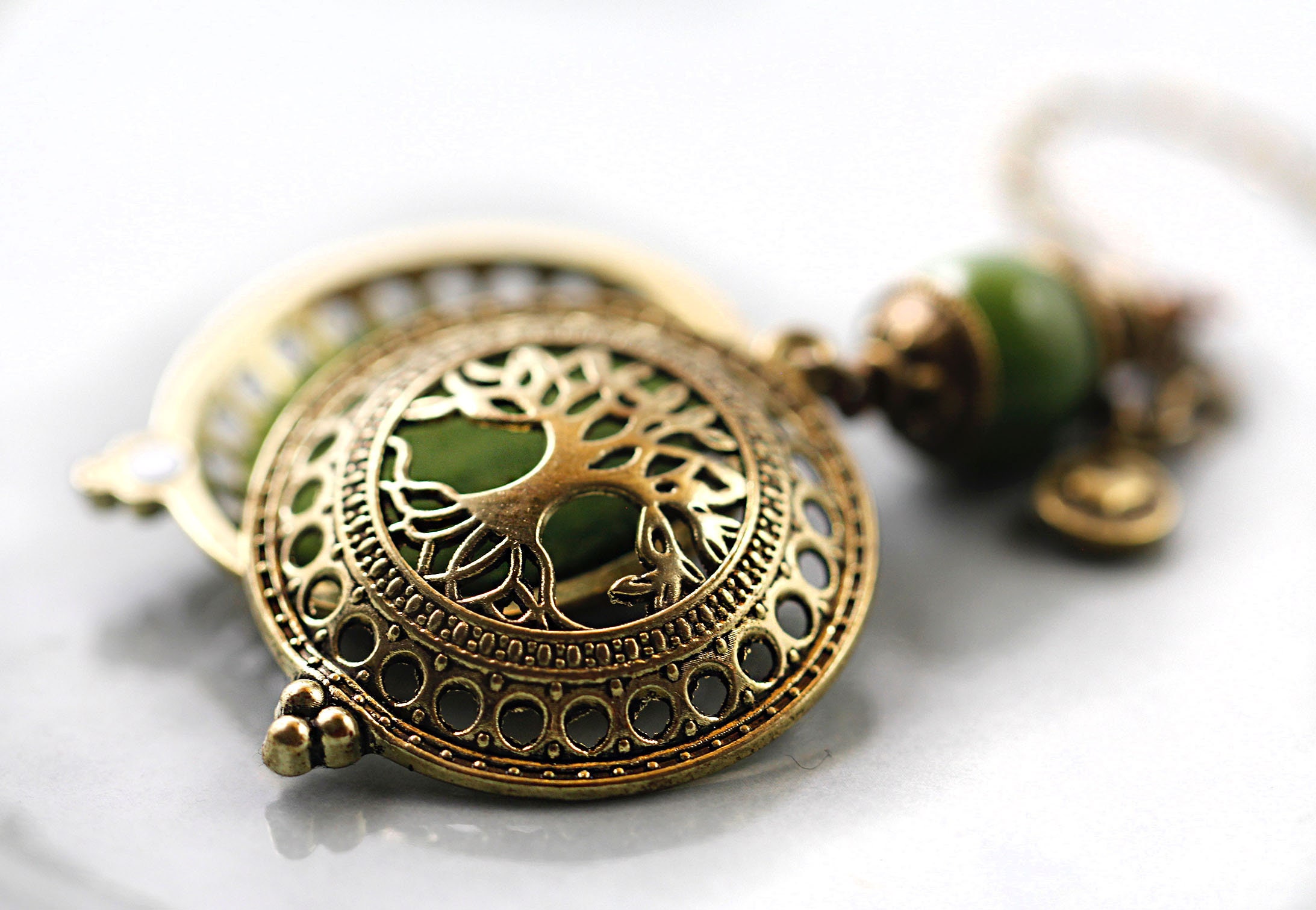 Jade Fragrance Diffuser Car Mirror Charm. Aromatherapy Oil | Etsy