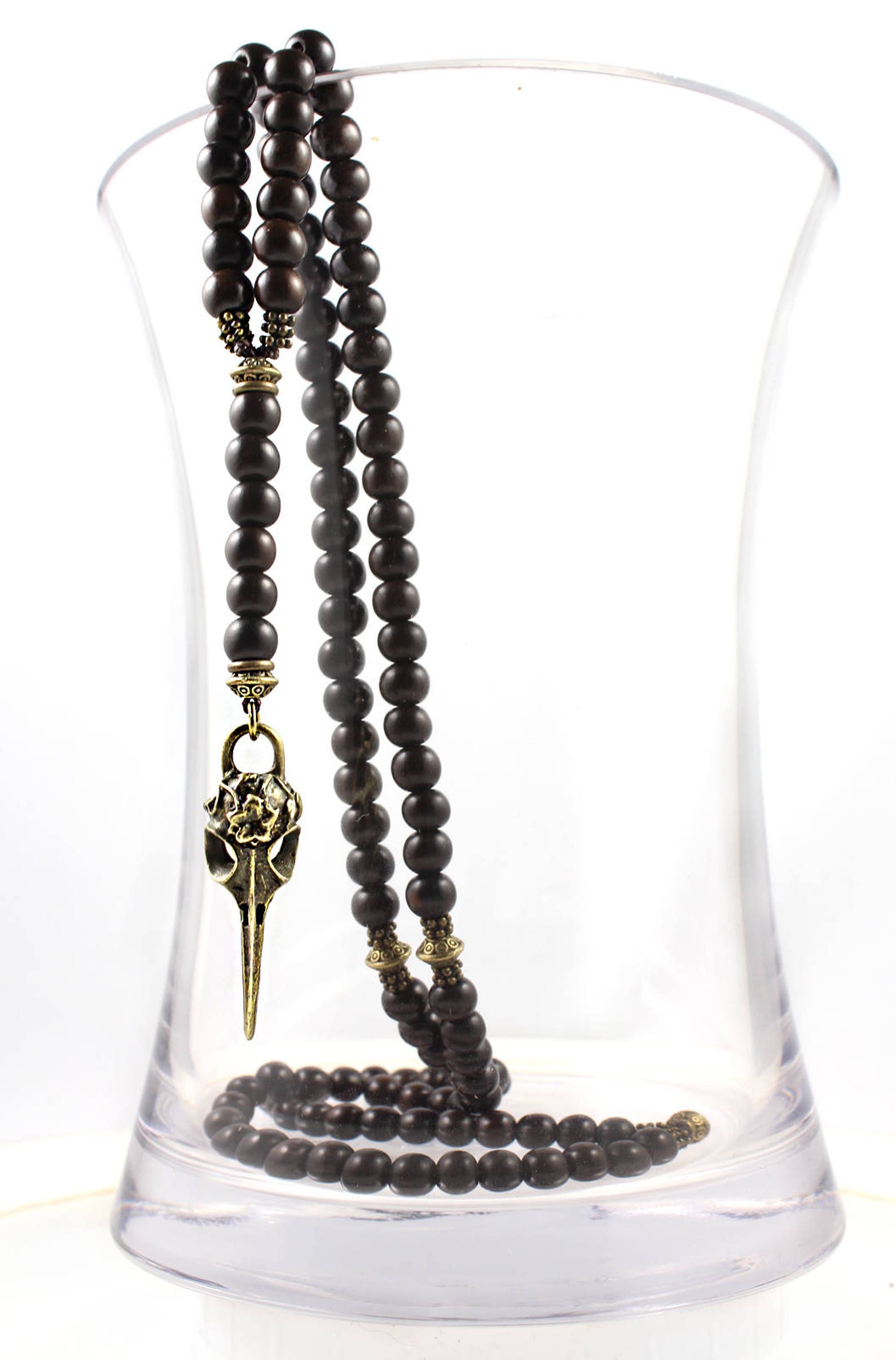 Skull Mala Skull Necklace Kali Mala Beads Skull Prayer - Etsy Canada