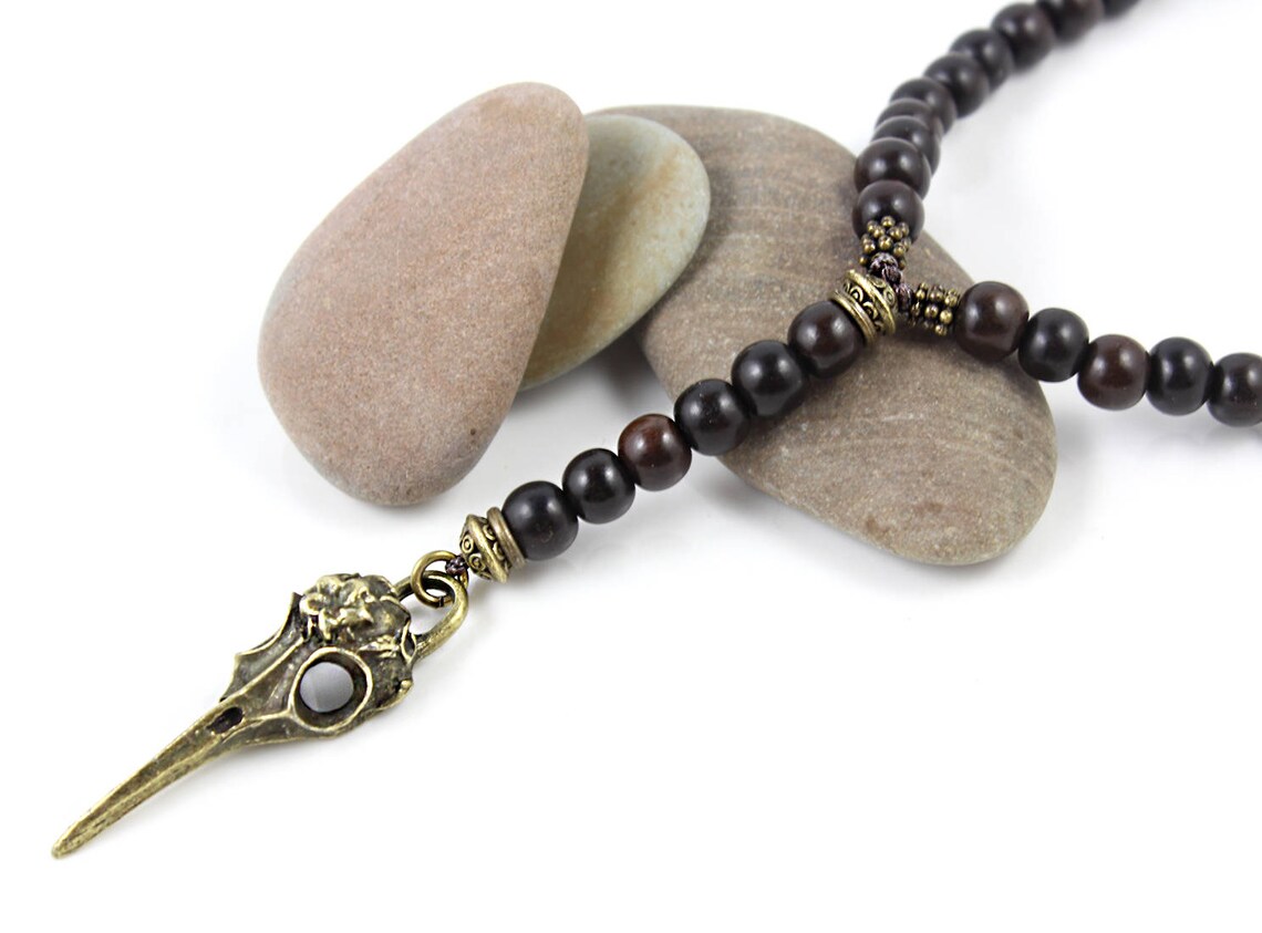 Skull Mala Skull Necklace Kali Mala Beads Skull Prayer | Etsy Canada