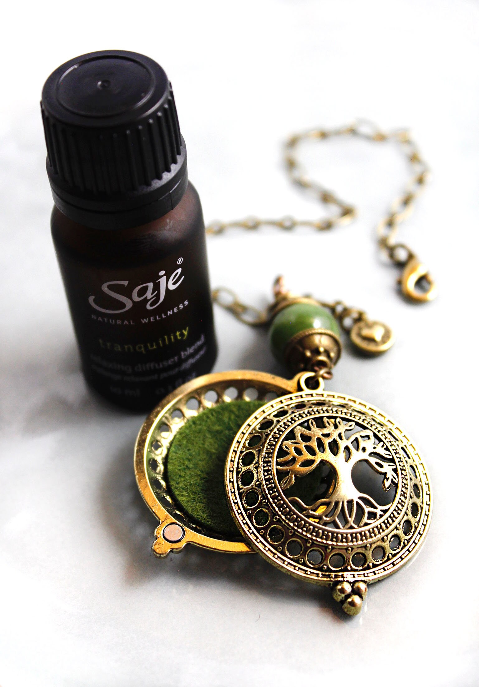 Jade Fragrance Diffuser Car Mirror Charm. Aromatherapy Oil | Etsy