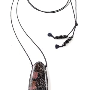 Ruby in Matrix Pendant, Layering Necklace, Ruby Necklace, Gemstone ...