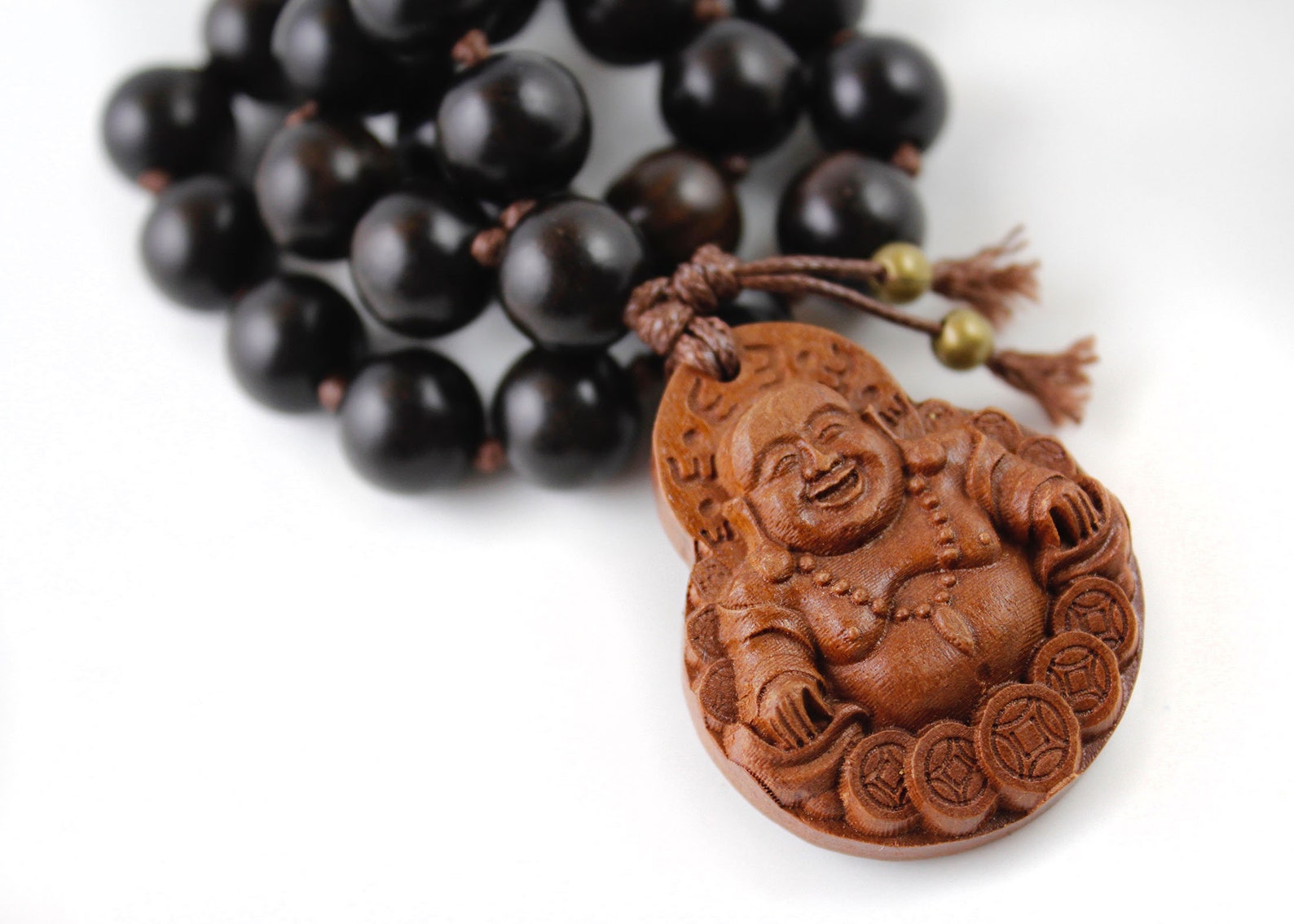 Buddha Pocket Mala 27 Beads Wood Prayer Beads Mini Mala | Etsy