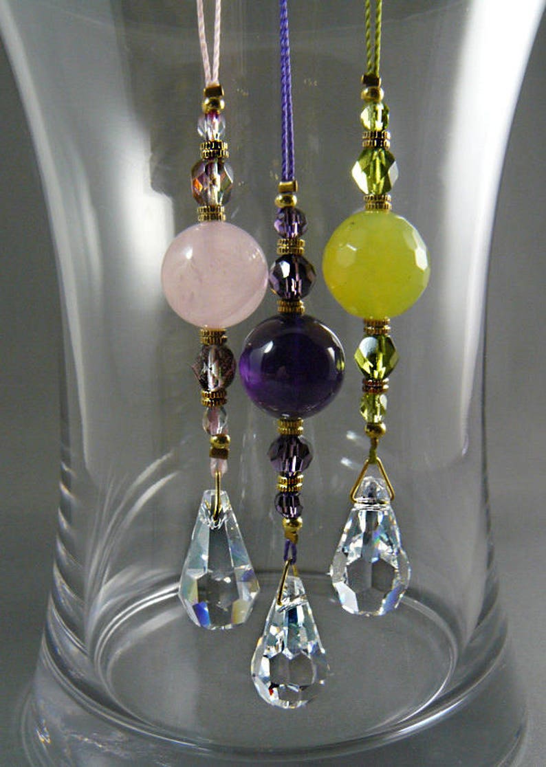 Special Occasion Crystal Car Crystal Mirror Charm Window - Etsy