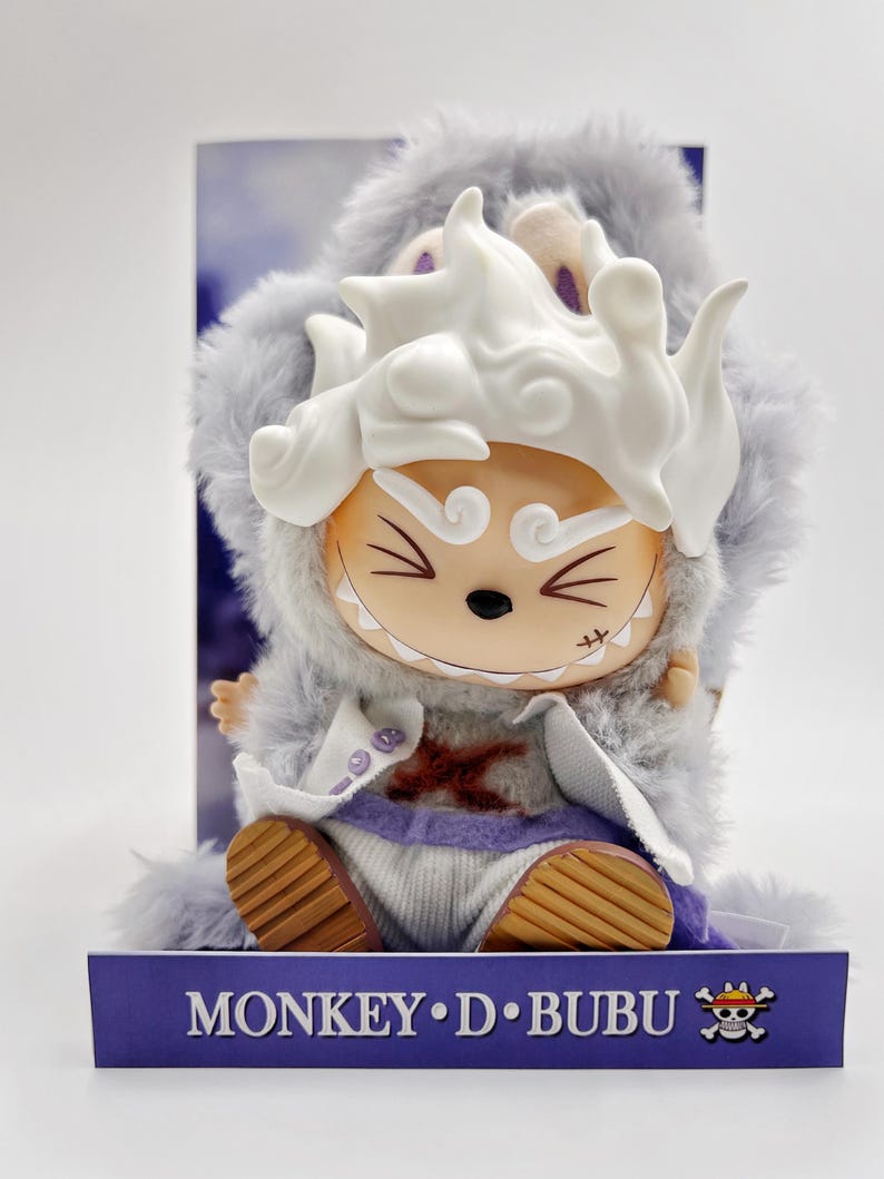 Custom Labubu – Monkey D. Bubu Gear 5 | Handmade One Piece Inspired Toy ...
