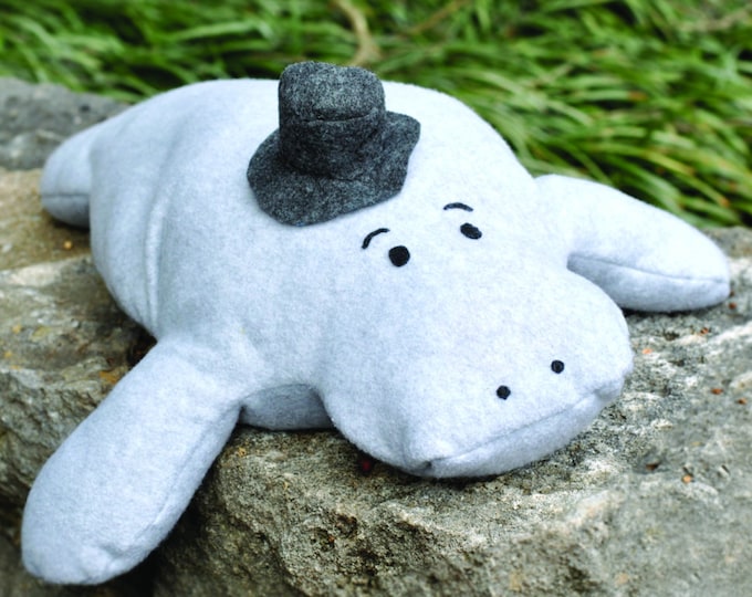 PDF Pattern: Hugh Manatee Stuffed Animal Sewing Pattern, Great Gift for ...
