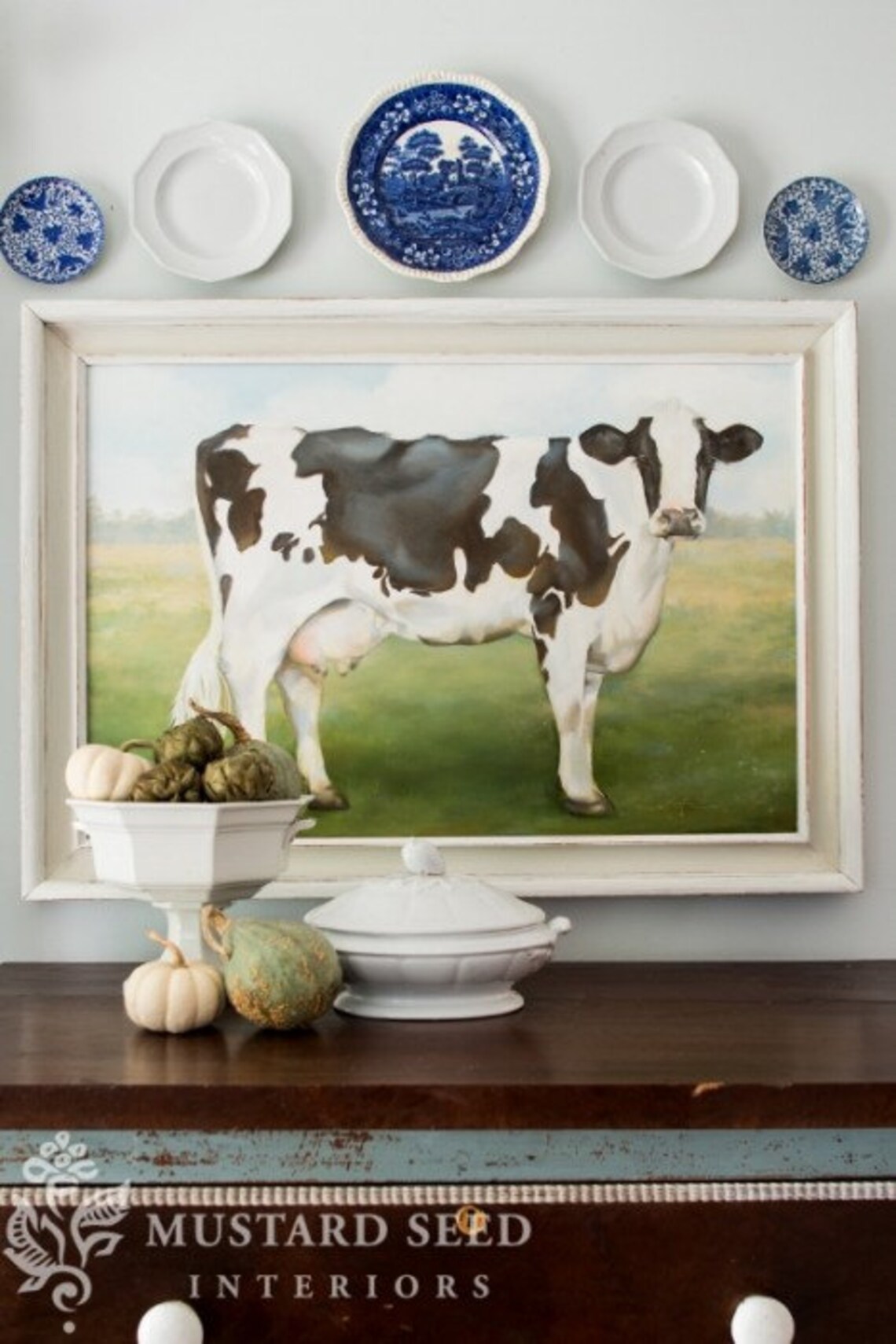 Holstein Cow - "gwendolyn" Giclee Print - Etsy
