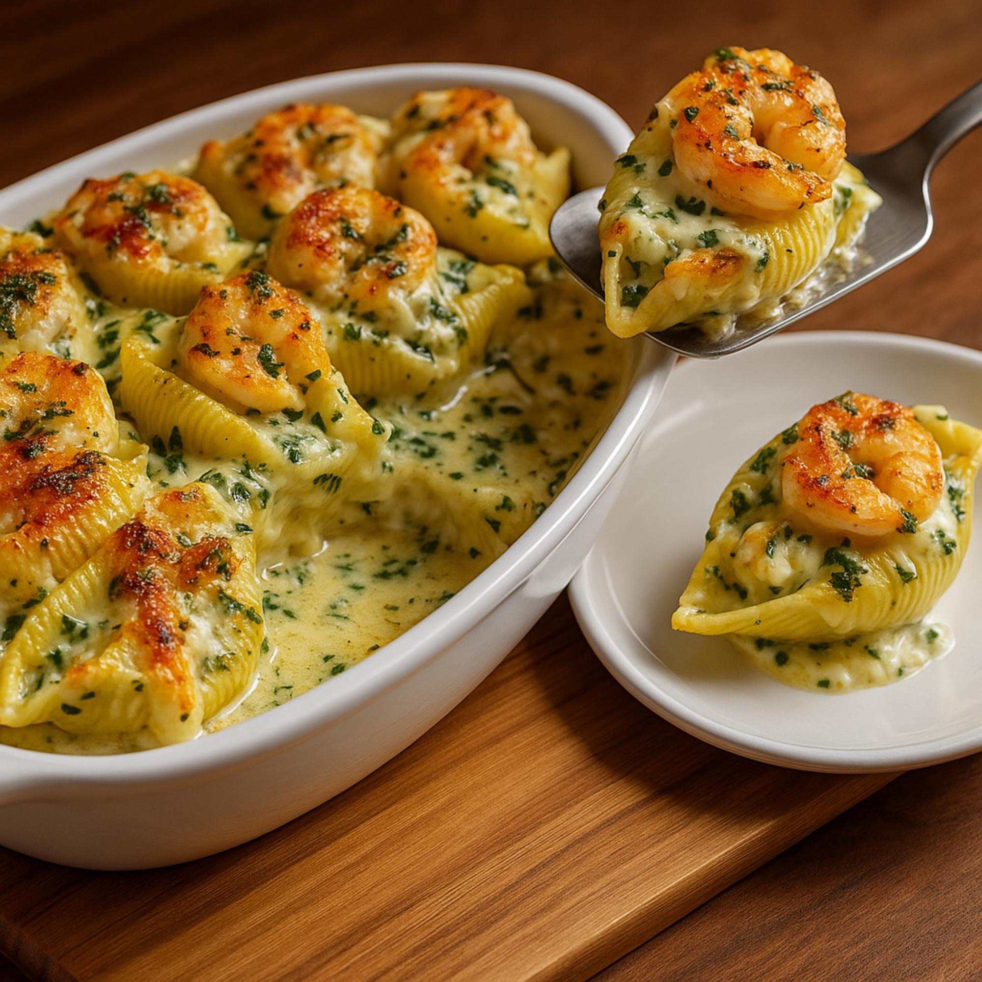 Seafood Stuffed Shells Recipe: Instant Download (PDF Recipe Cookbook ...