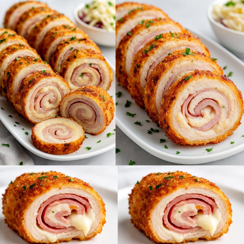 Chicken Cordon Bleu Recipe: Easy Dinner, Family Favorite (PDF Download ...