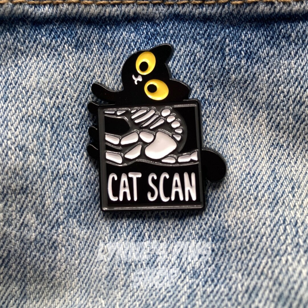 Cat Scan Enamel Pin: Radiographer RT Lapel Pin - Etsy