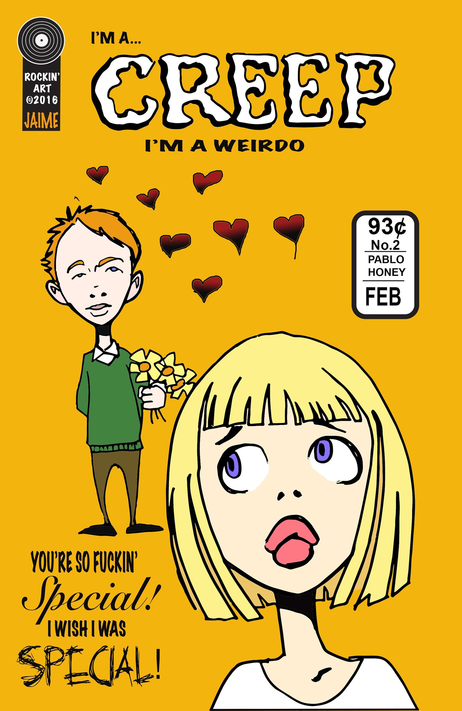 Creep...faux Comic Book Cover - Etsy