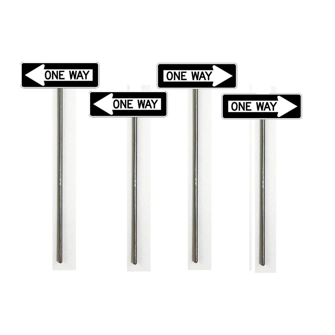 O Scale - One Way Signs, Left or Right Arrow - Etsy