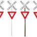 HO Scale - Modern Crossbucks With Modern Yield Sign - 2 Pack - Etsy