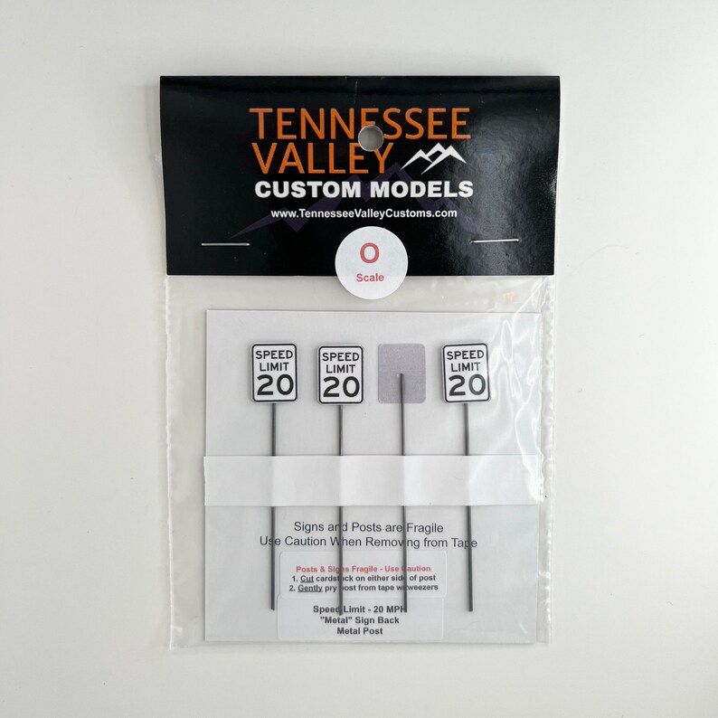 HO Scale - Modern Speed Limit - 4 Pack - More MPH Choices! - Etsy