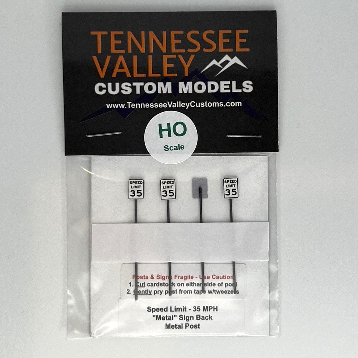 HO Scale - Modern Speed Limit - 4 Pack - More MPH Choices! - Etsy