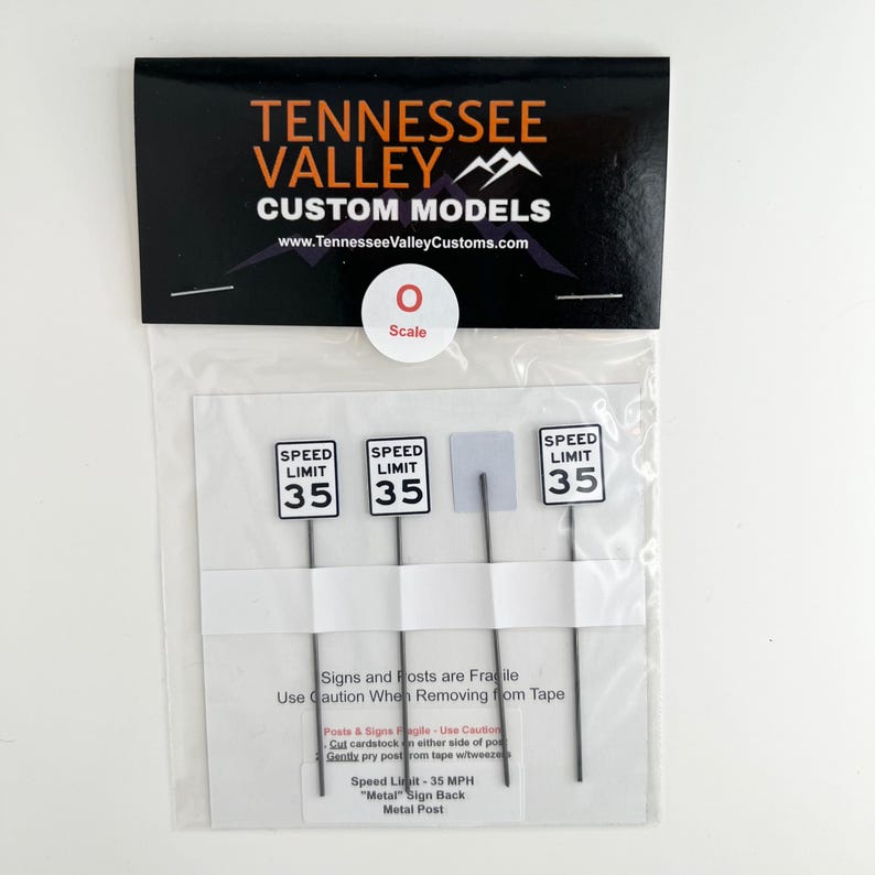 HO Scale - Modern Speed Limit - 4 Pack - More MPH Choices! - Etsy