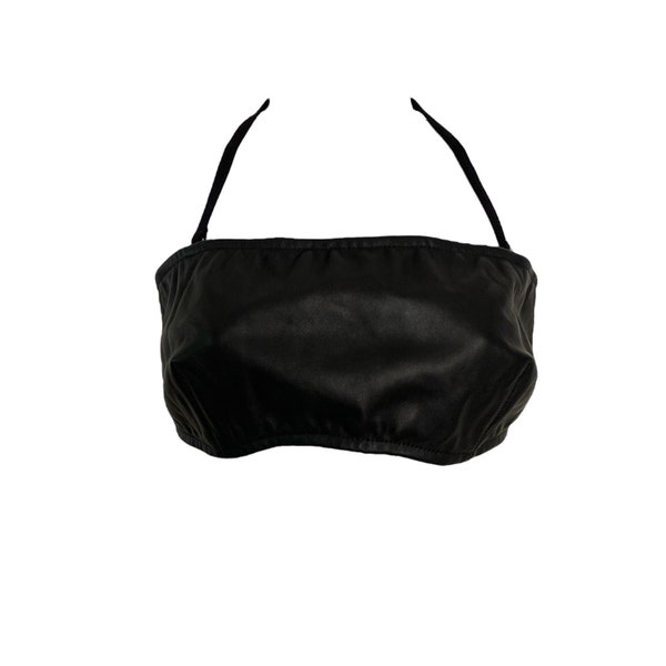 Leather Bralette - Etsy