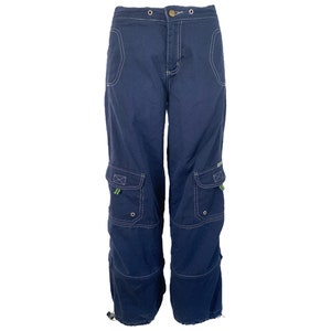 Y2K Cargo Pants Trans Nine Cargo Wide Leg Utility Convertible Pants ...