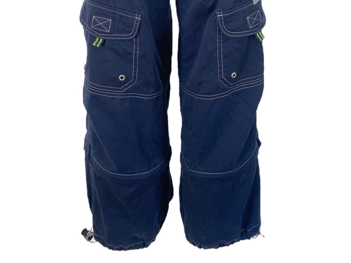 Y2K Cargo Pants Trans Nine Cargo Wide Leg Utility Convertible Pants ...