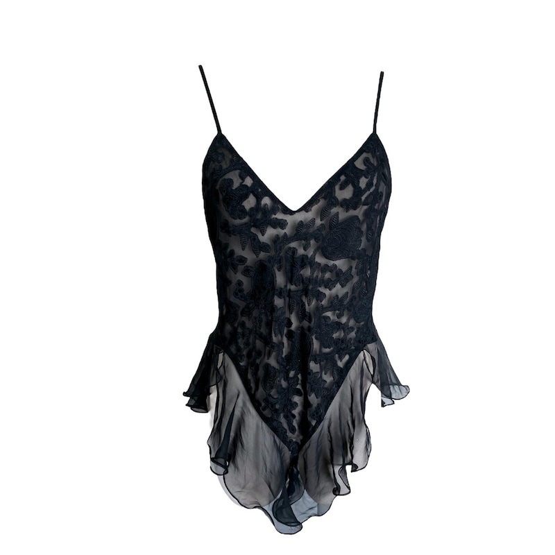 Black Lace Teddies - Etsy