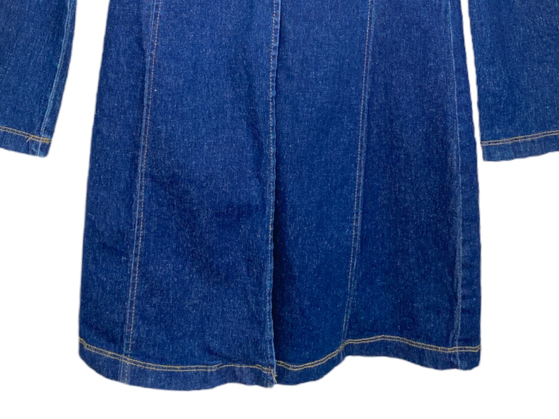 Y2K Denim Jacket Jean Jacket Long Y2K Blue Denim Shirt Coat - Etsy