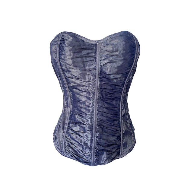 Blue Lace Bustier - Etsy