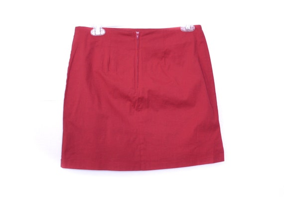 90s Skirt Red Mini Skirt 90s Mini Party Grunge Skirt … - Gem