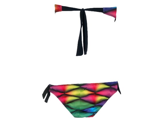 Y2k Bikini Two Piece Swimsuit 90s Bathing Suit Optica… Gem