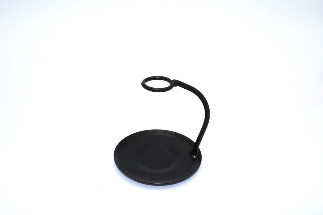 Iron Taper Candle Holder With Plate - Etsy