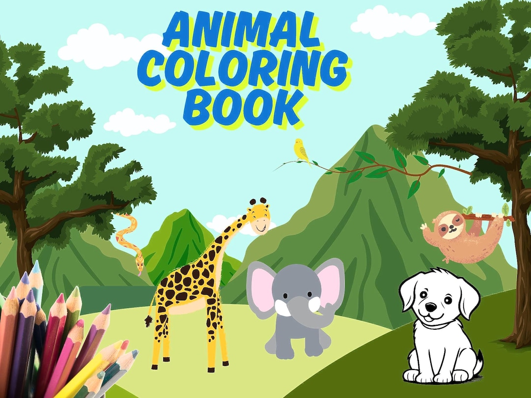 Animal Coloring Book | Coloring Book for Kids | Kids Coloring Book ...