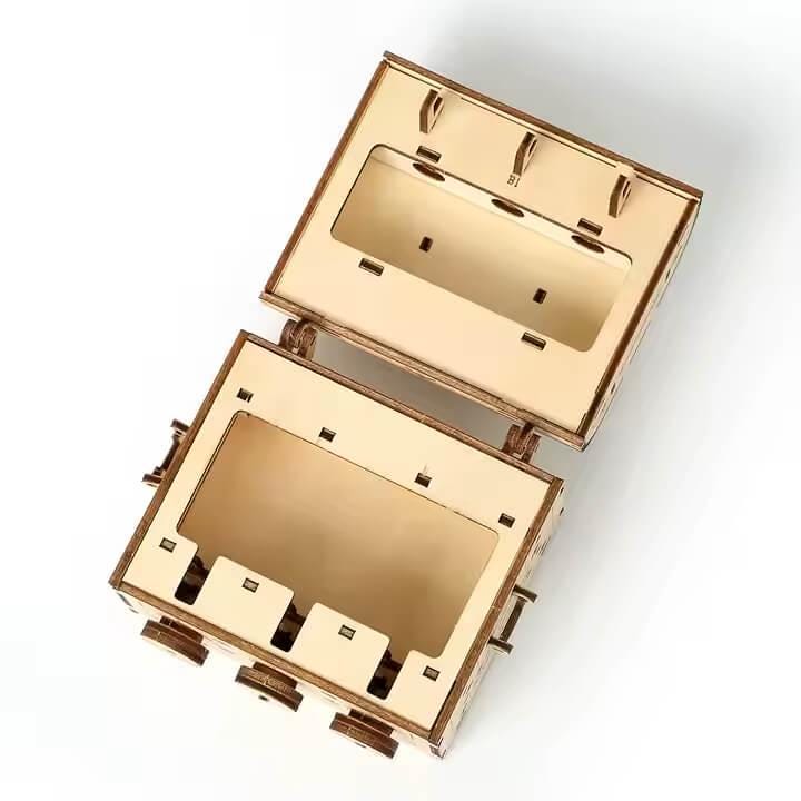 Secret Code Lock Storage Box Gift, DIY Wooden Password Puzzle Box,3d ...