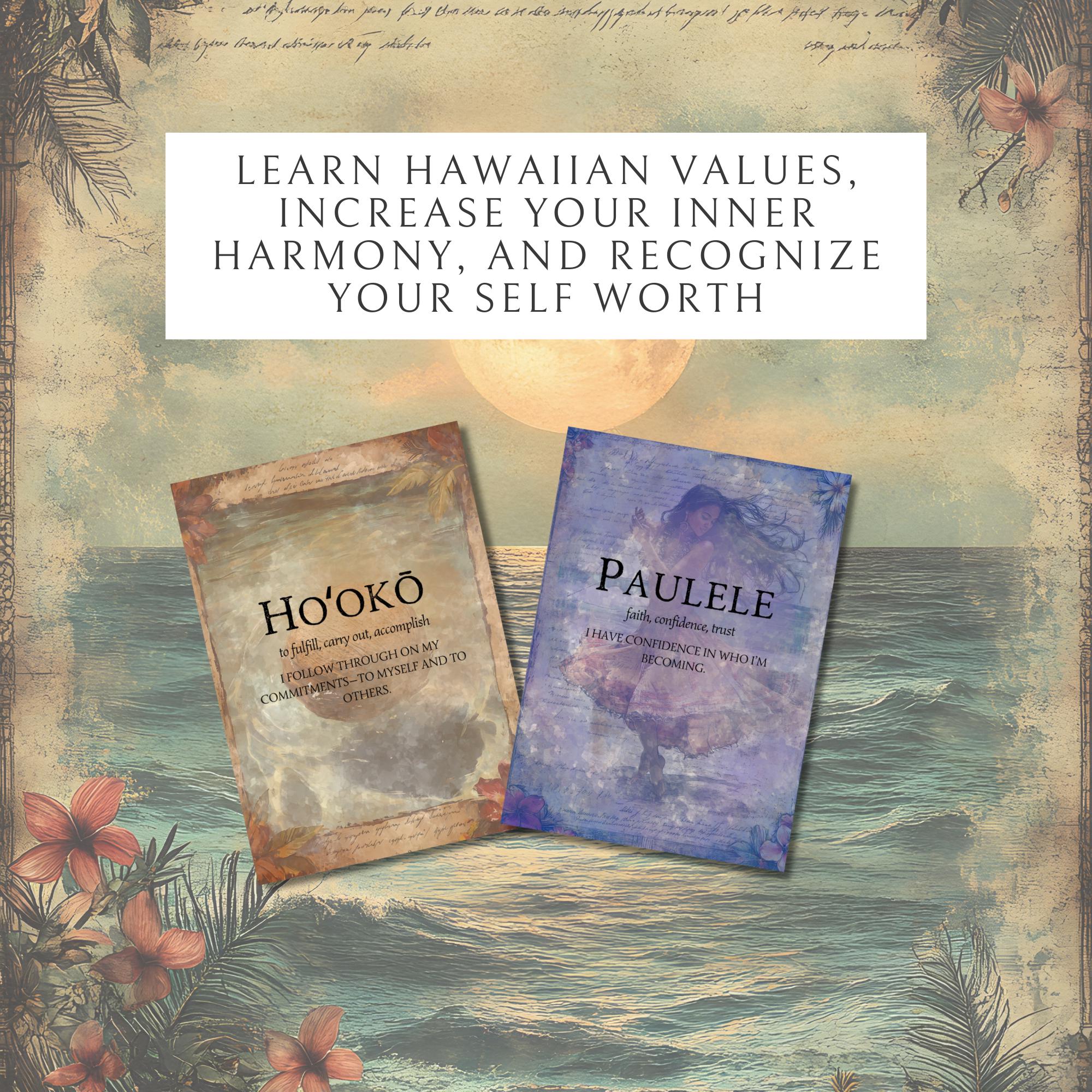 Hawaiian Aloha Within Affirmation Cards | Printable Affirmation Digital ...