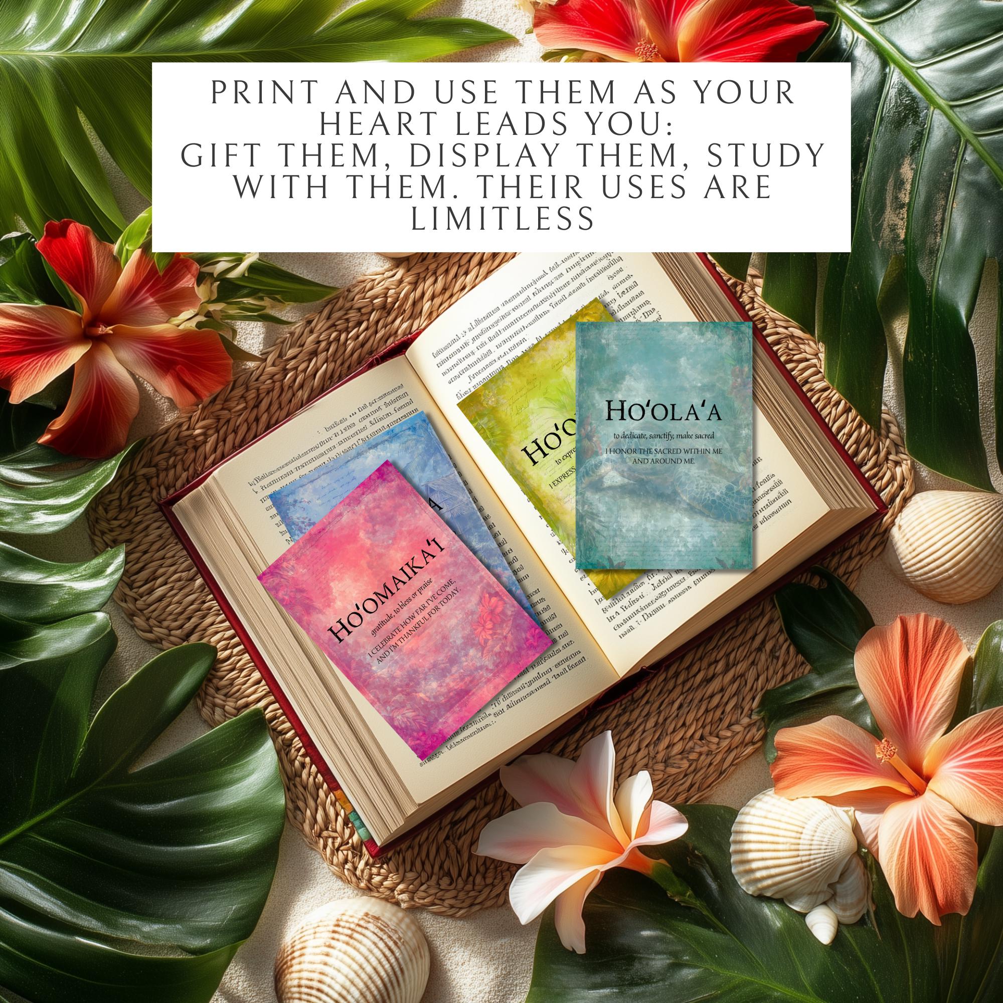 Hawaiian Aloha Within Affirmation Cards | Printable Affirmation Digital ...