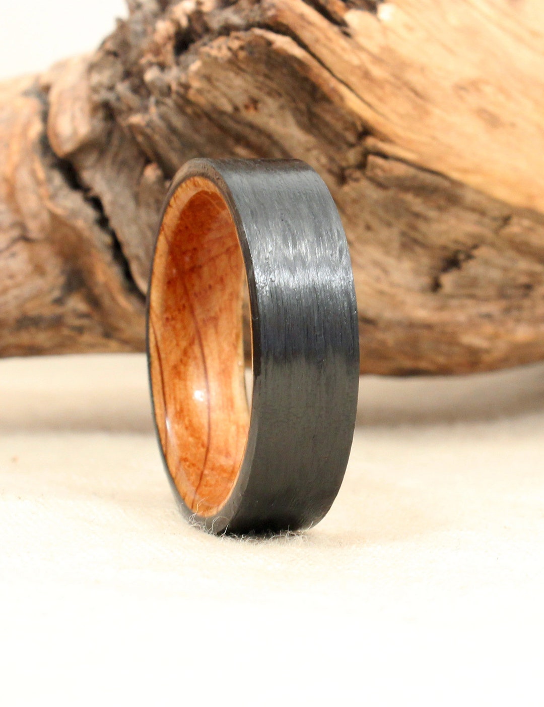 Carbon Fiber and Bourbon Barrel Oak Wood Inner Liner - Black Custom ...
