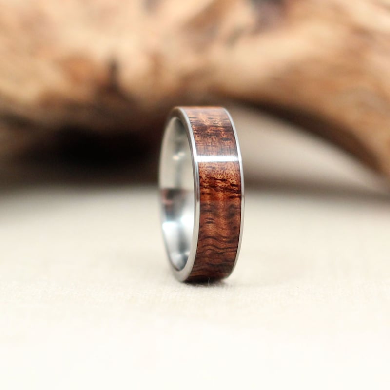 Koa Ring - Etsy