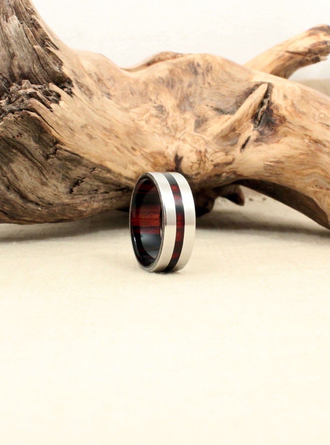 Cocobolo and Cobalt Ring | Etsy