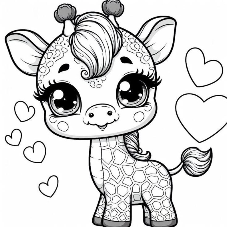 Cute Animal Coloring Pages Bundle | Puppies, Kittens & More Printable ...