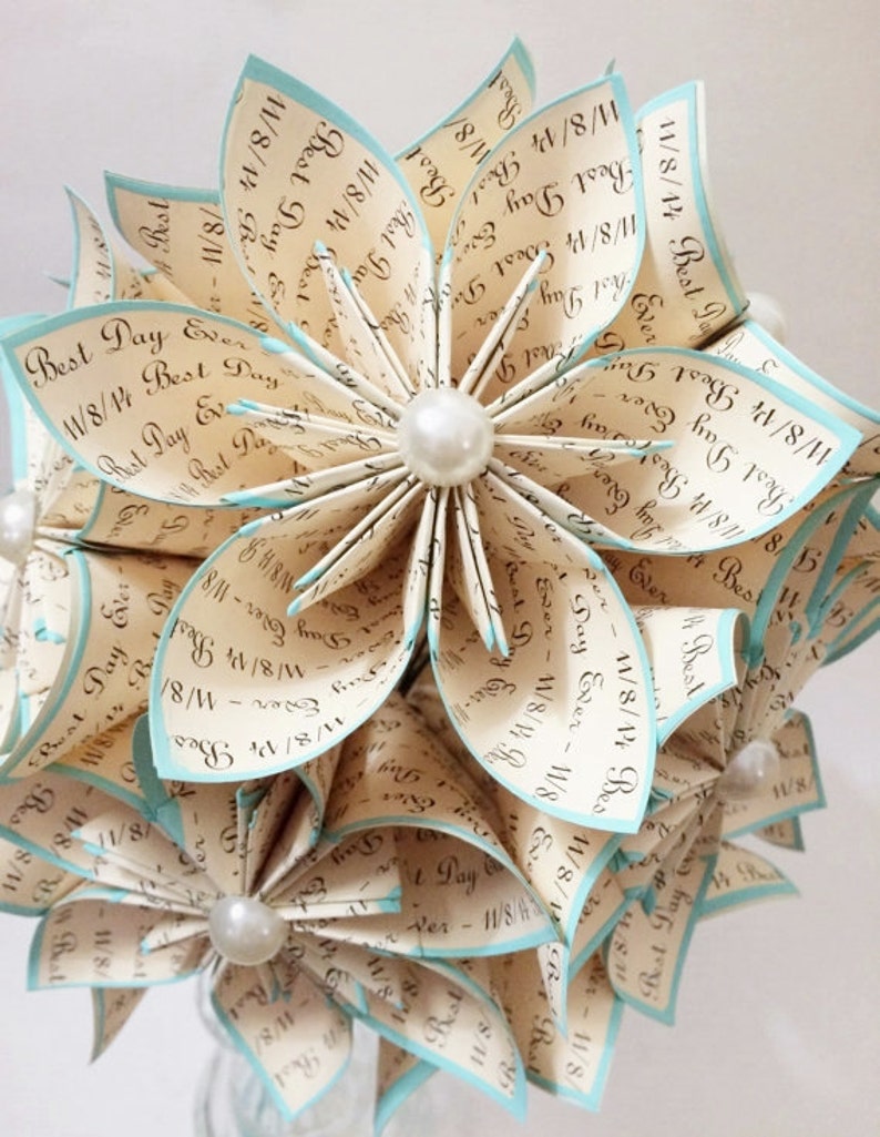 A Dozen I Love You's 12 paper flowers | Etsy