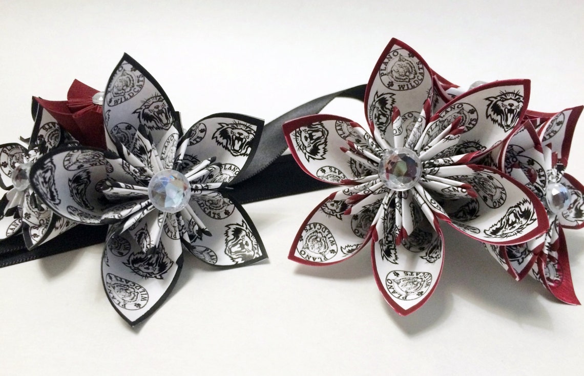 Prom Night Custom Corsage & Boutonniere Set Your School | Etsy